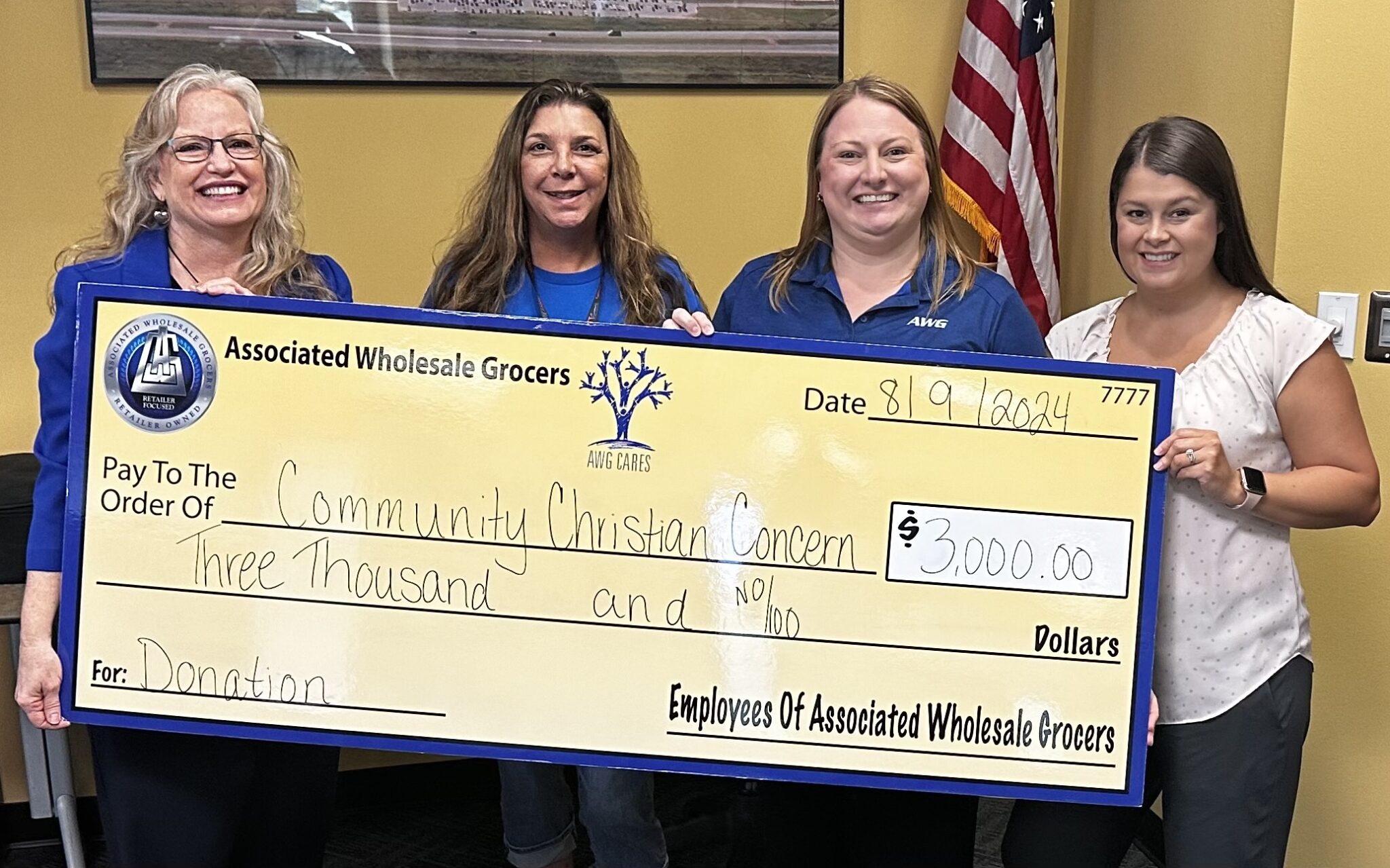 Community Christian Concern Receives AWG Cares Award Grant - Associated ...